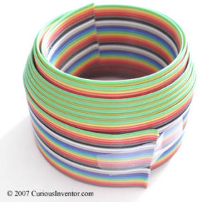 Colored Ribbon Cable (25 Conductors) - Curious Inventor