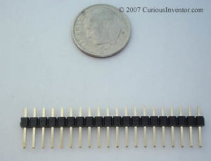 .1 Inch Header Pins (Single Row) - Curious Inventor