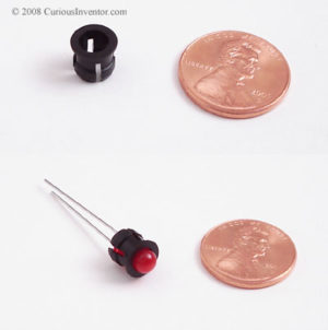 LED Panel Mount Holder - Curious Inventor